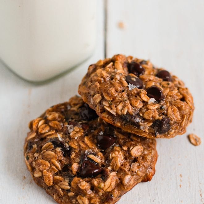 Banana Oatmeal Protein Breakfast Cookies - Hannah Magee RD