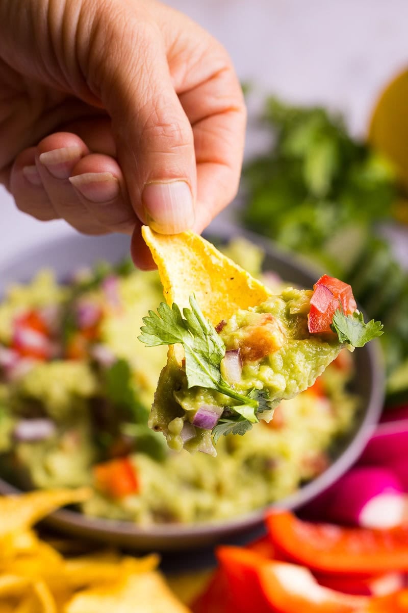 10-Minute Protein Guacamole with White Beans - Hannah Magee RD